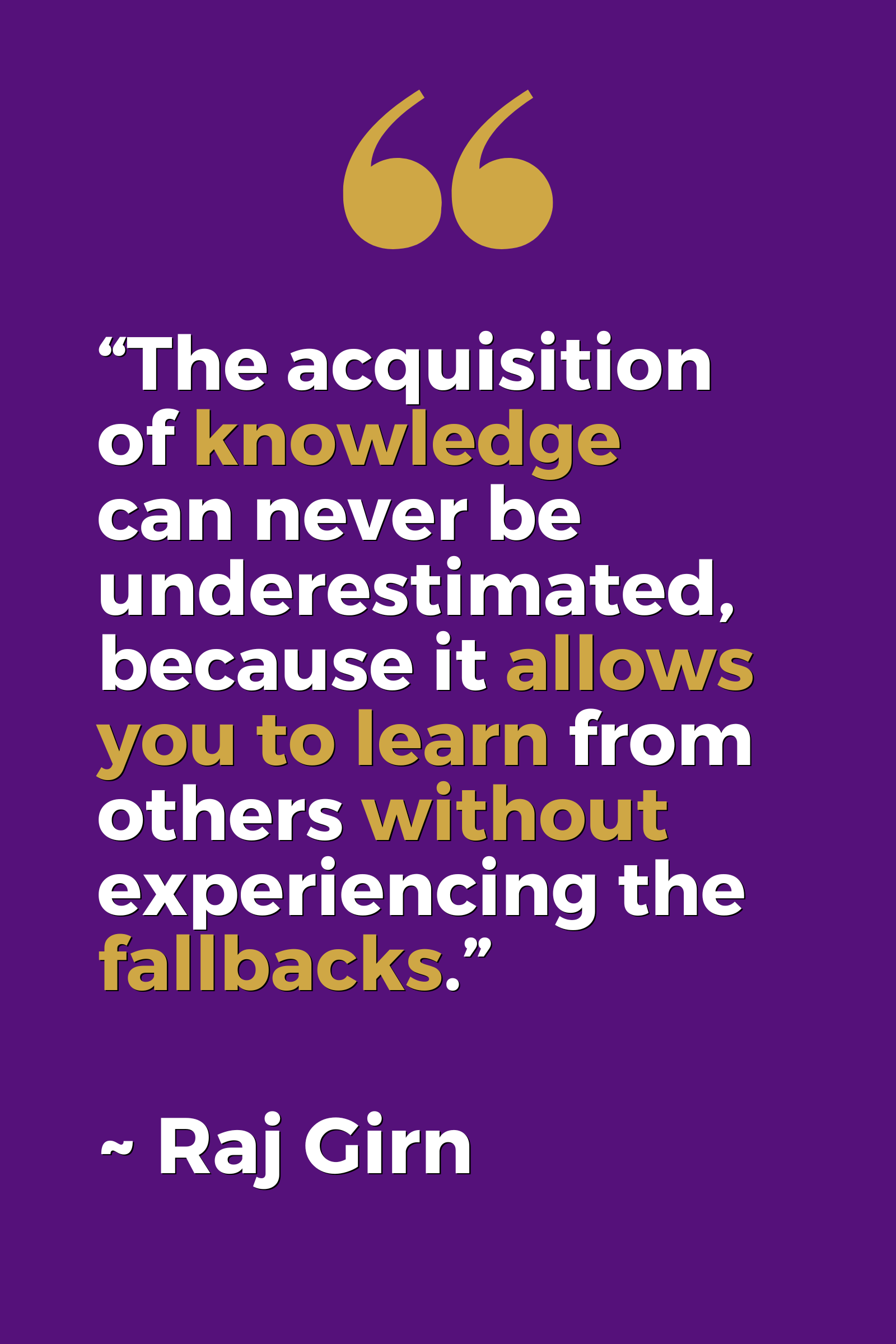 Here's why even as an expert, I'm a constant student . . . - The Open ...